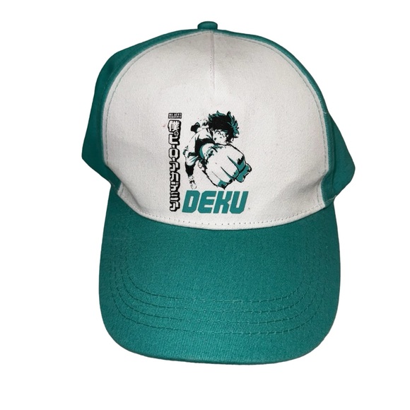 my hero academia | Accessories | My Hero Academia Deku Snapback Hat Cap ...